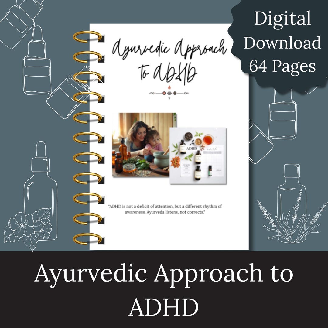 Holistic ADHD Support Guide for Adults and Kids Ayurvedic Natural ...