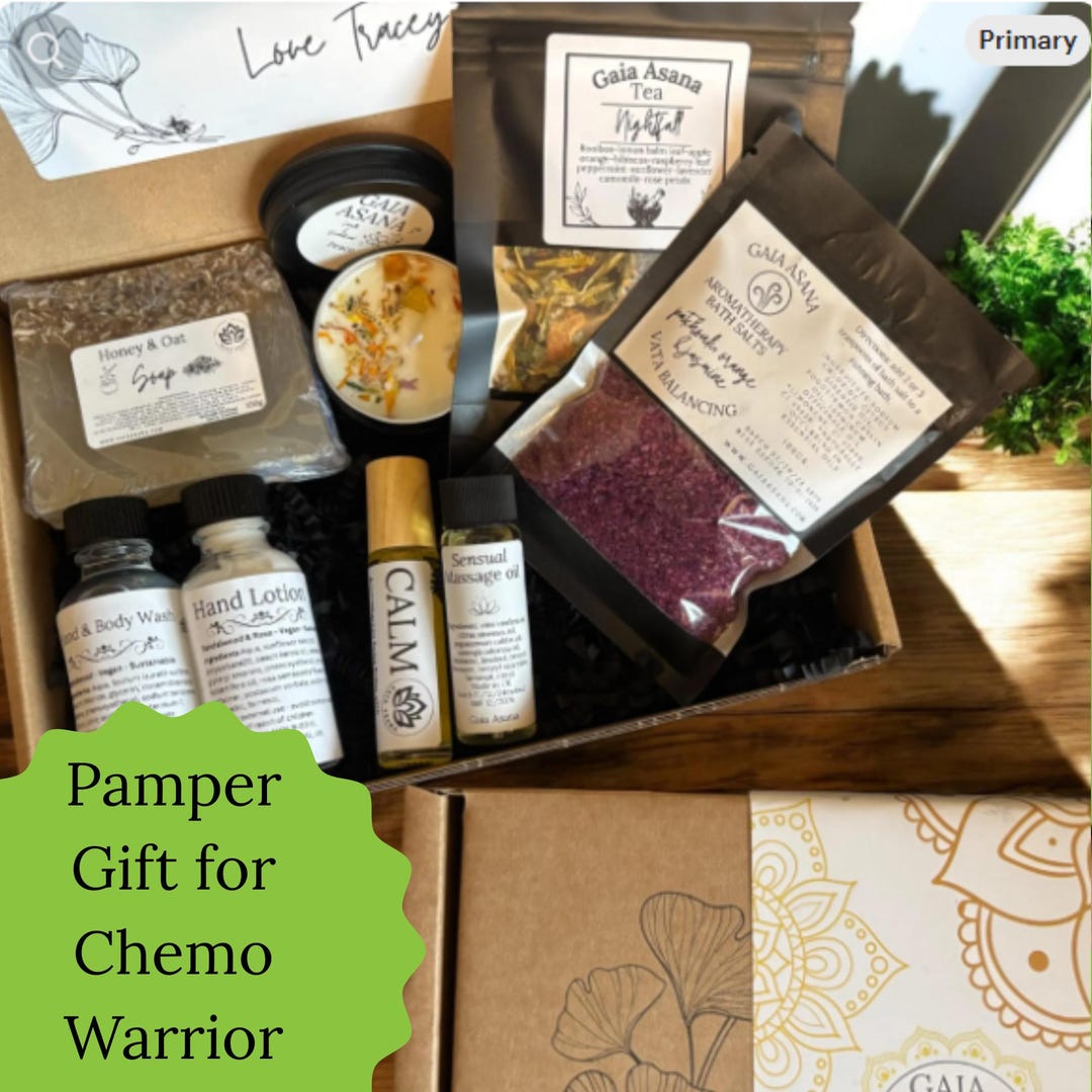 Chemo Warrior Gift Box Cancer Pamper Get Well Soon Wellness Gift Box ...