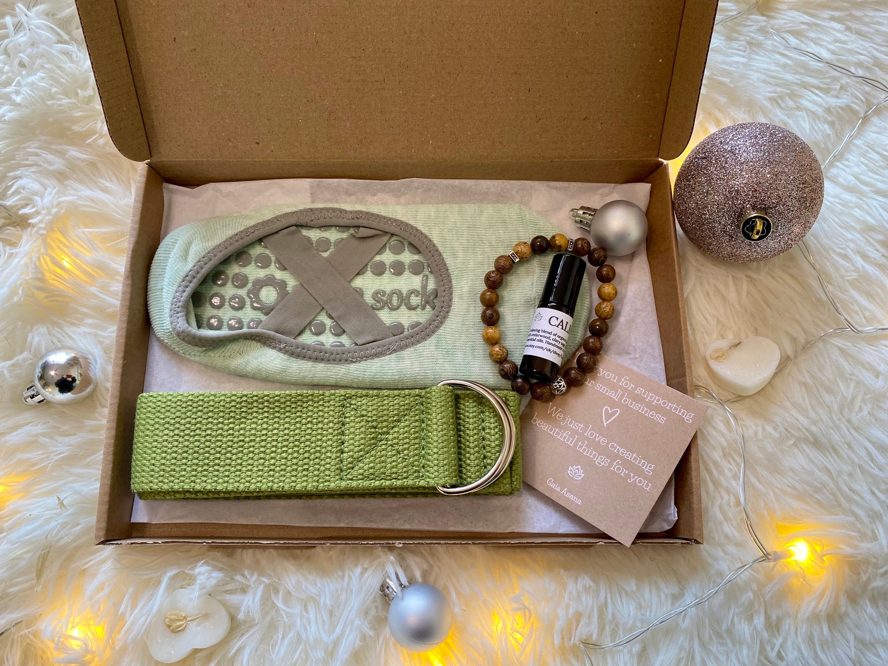 Yoga Gift Set Yoga Lover Gift for Wife Gift Wellbeing Gift Set Daughter Gift Yoga Best Friend ...