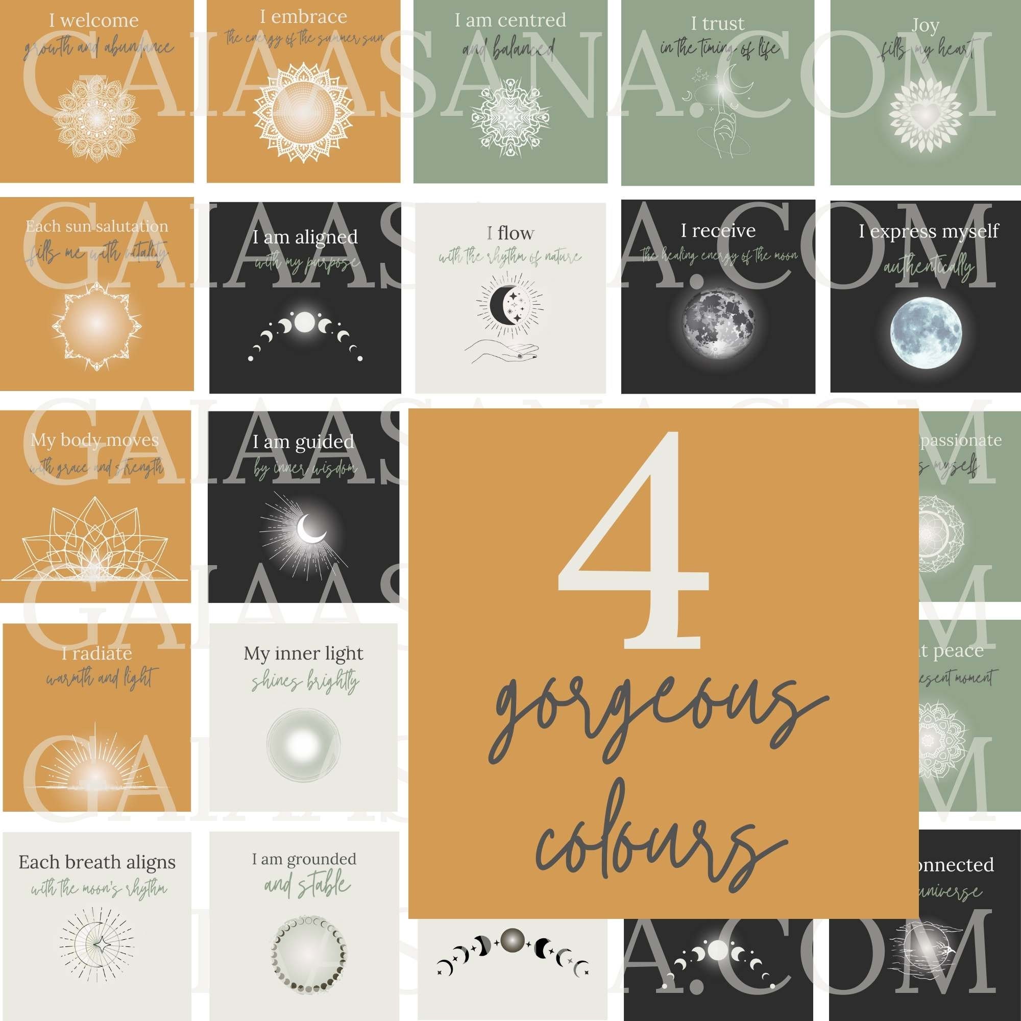 Summer Yoga Workshop Digital Download Yoga Sequence Cards Deck Yoga ...