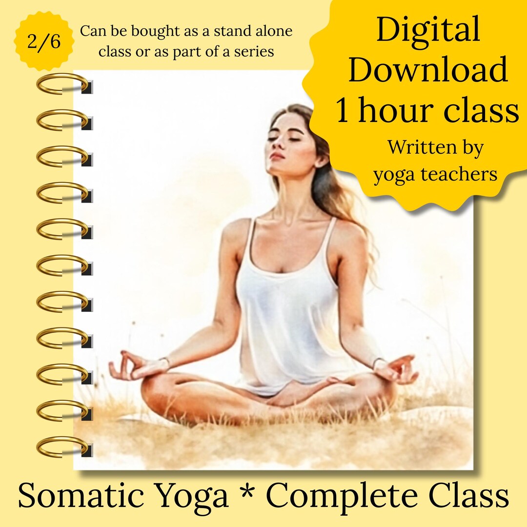 Yoga Teacher Class Complete Somatic Yoga Digital Download Practise Cards Yoga Lesson Plans Yoga ...