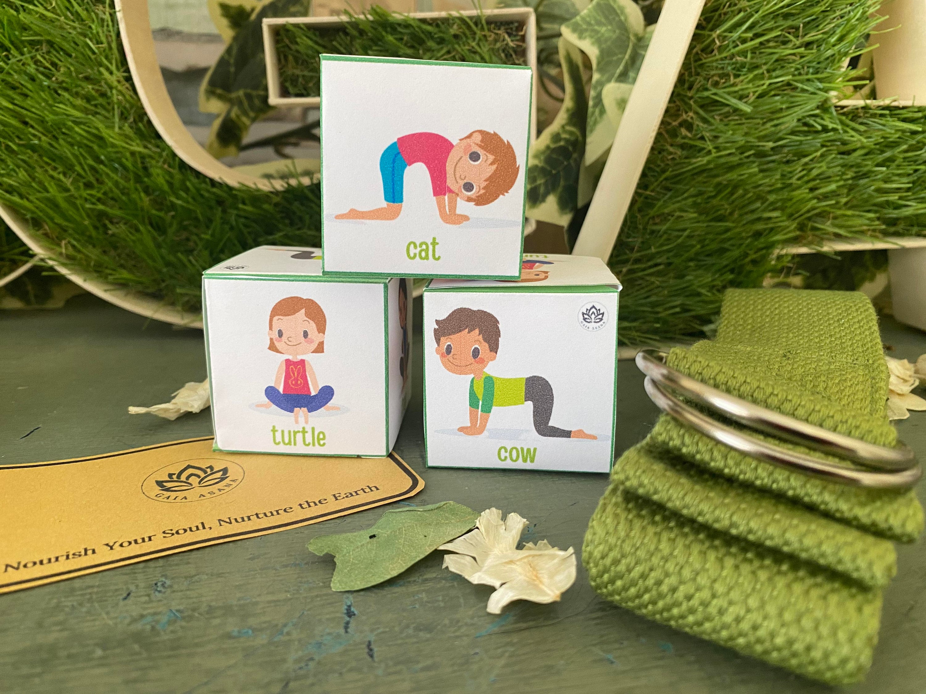 Yoga Game Kids Digital Yoga Game Yoga Dice Yoga Poses Kids Yoga ...