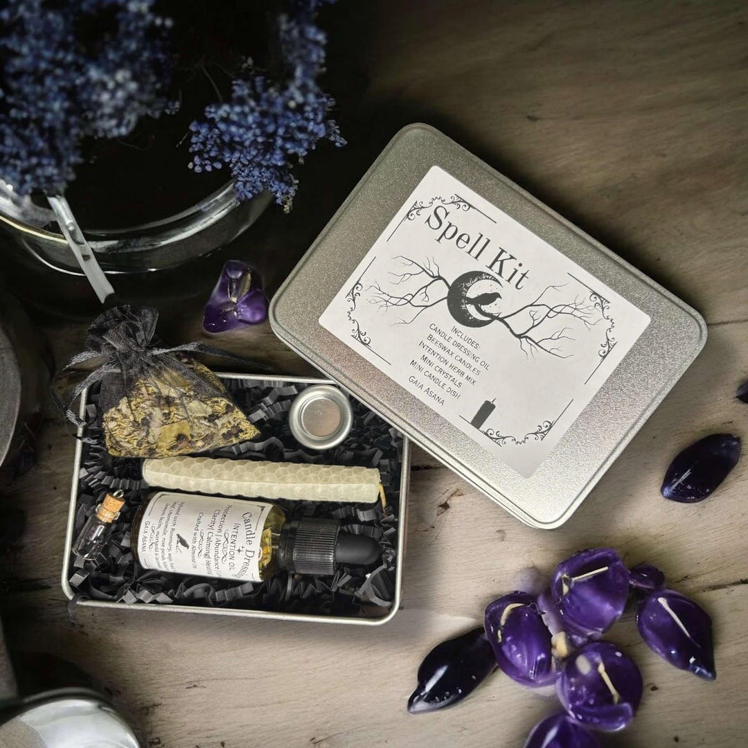 Protection Spell Kit for Wiccan Pagan Witchcraft Ritual Kit With Spell ...