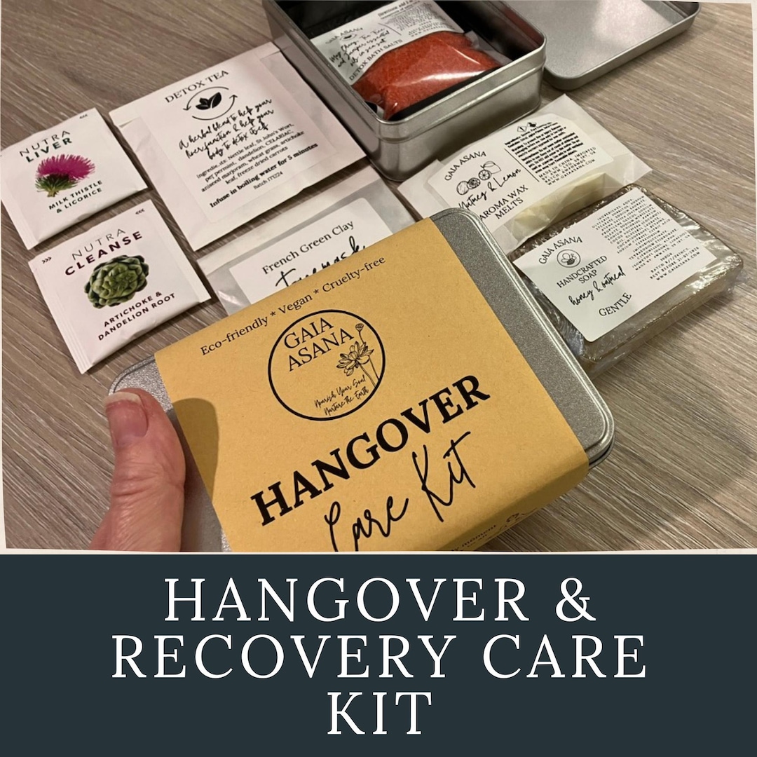 Personalised Hangover Kit Self Care Gift Cleanse Gift Care Package ...