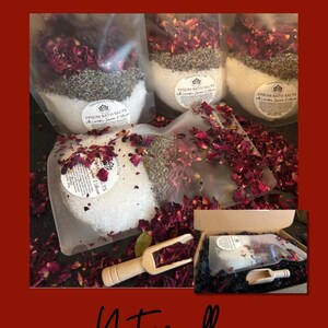 Me Time Gift Box Bath Salts Botanical Relaxing Gift for Her Gift Box ...