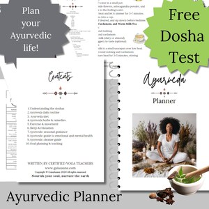 Ayurveda Planner Natural Medicine Digital Pdf Holistic Health Ebook ...