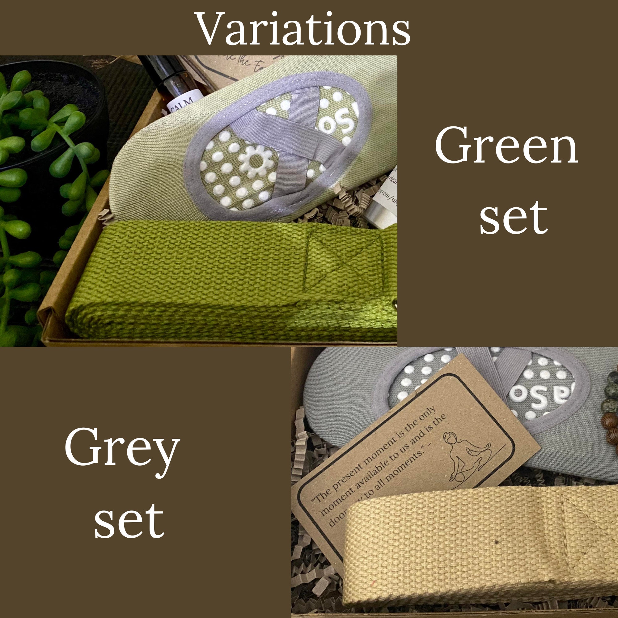 Luxury Yoga Gift Set Yoga Lover Gift Yoga Socks Yoga Strap Gift for ...