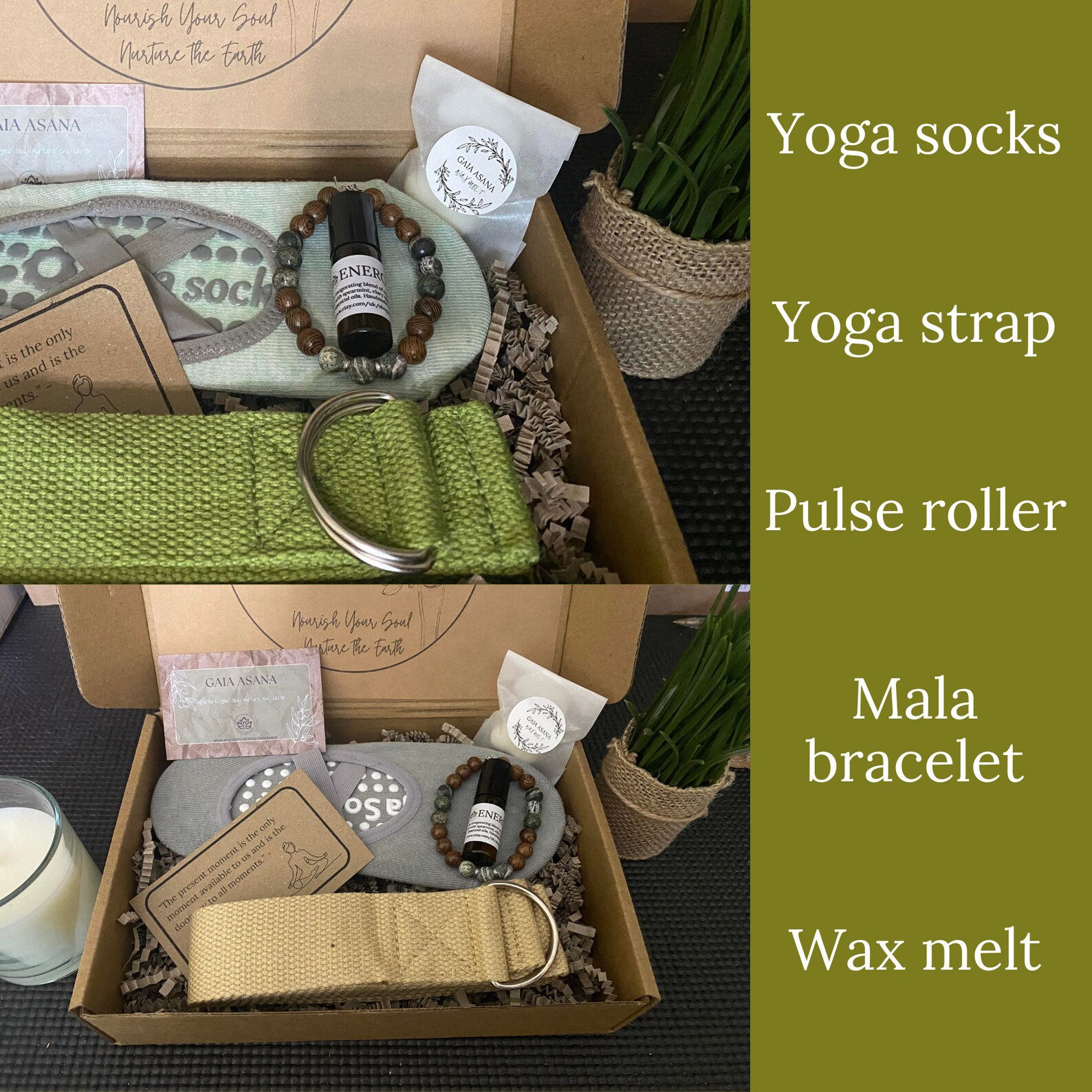 Yoga Gift Set Yoga Lover Gift for Wife Gift Wellbeing Gift Set Daughter Gift Yoga Best Friend ...
