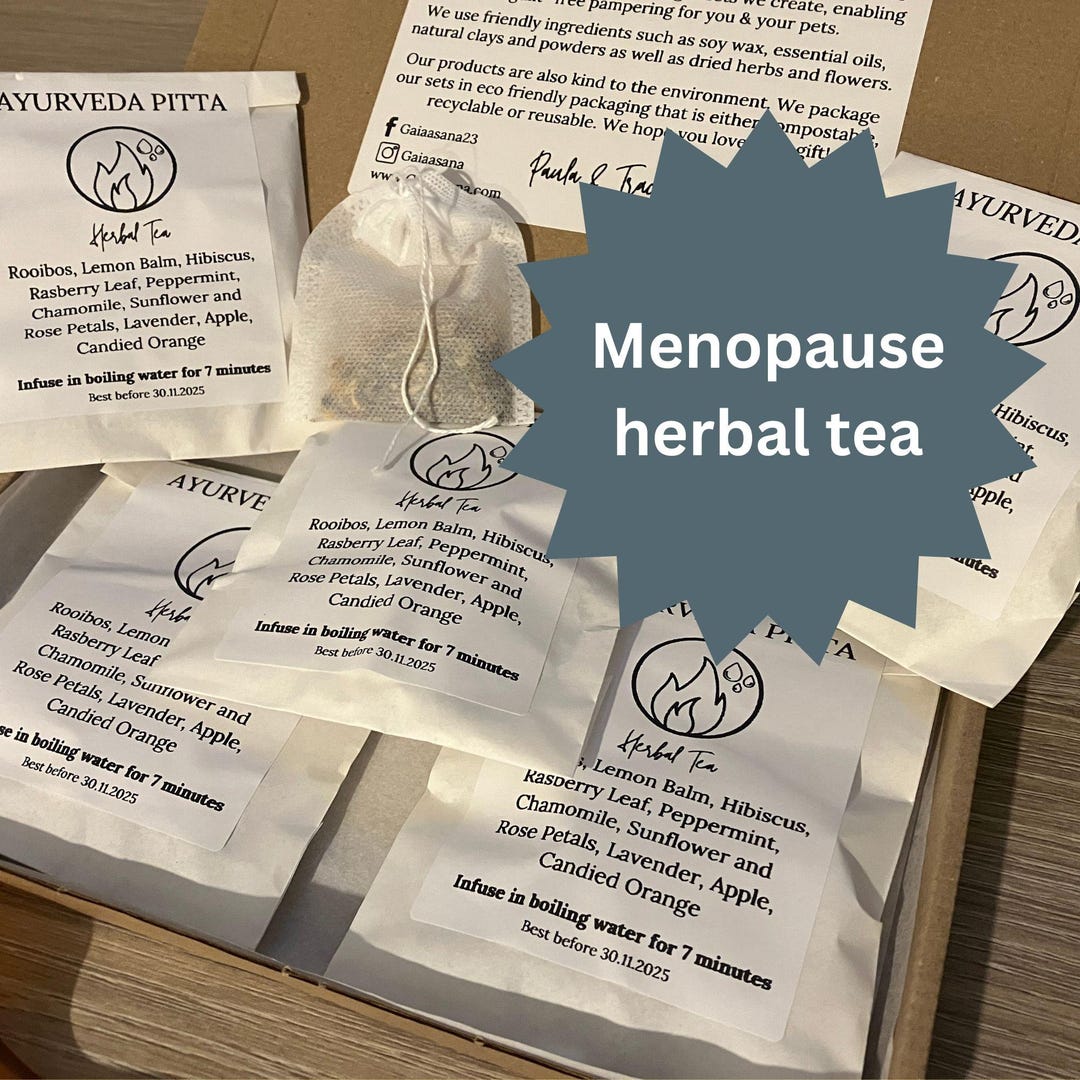 Menopause Tea Gift Box Menopause Care Pack Tea for Menopause Gift Set ...