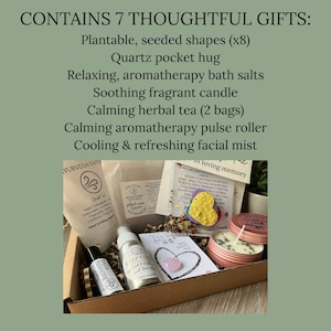 Bereavement Care Package Sympathy Gift Box for Grieving Heart Self Care ...
