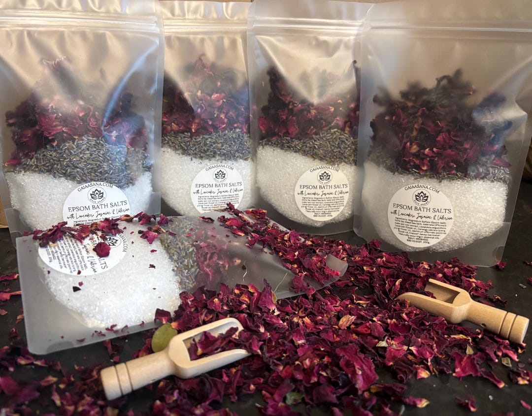 Me Time Gift Box Bath Salts Botanical Relaxing Gift for Her Gift Box ...