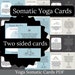 Somatic Yoga Pose Cards Digital Download Yoga Sequence Mudra Card Deck ...