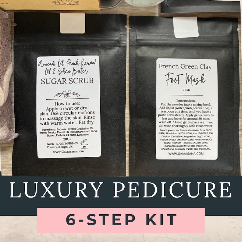 Foot Spa Gift Set Pedicure Kit Foot Soak Scrub Mask Pumice Stone ...