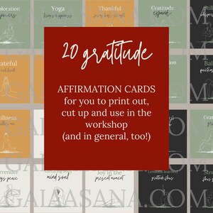 Autumn Yoga Workshop Digital Download Yoga Sequence Cards Deck Yoga ...