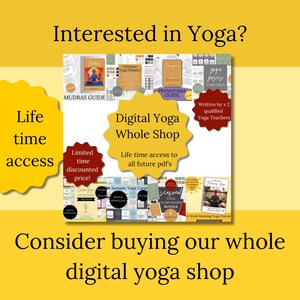 Yoga Teacher Class Complete Yoga Digital Download Practise Cards Full ...