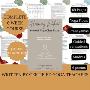 Yoga Teacher Class Complete Yoga Digital Download Practise Cards Full ...