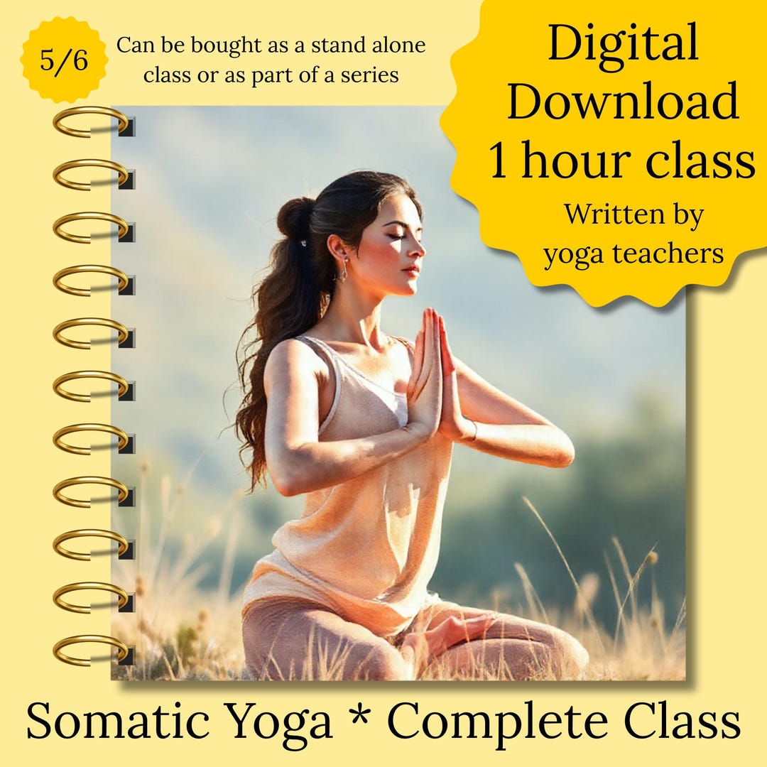 Yoga Teacher Class Complete Somatic Yoga Digital Download Practise Cards Yoga Lesson Plans Yoga ...