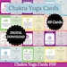 Chakra Yoga Pose Cards Digital Download Yoga Sequence Cards Hatha Yoga ...