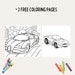 Colorful Vehicles Vocabulary Flashcards Digital Download - Etsy