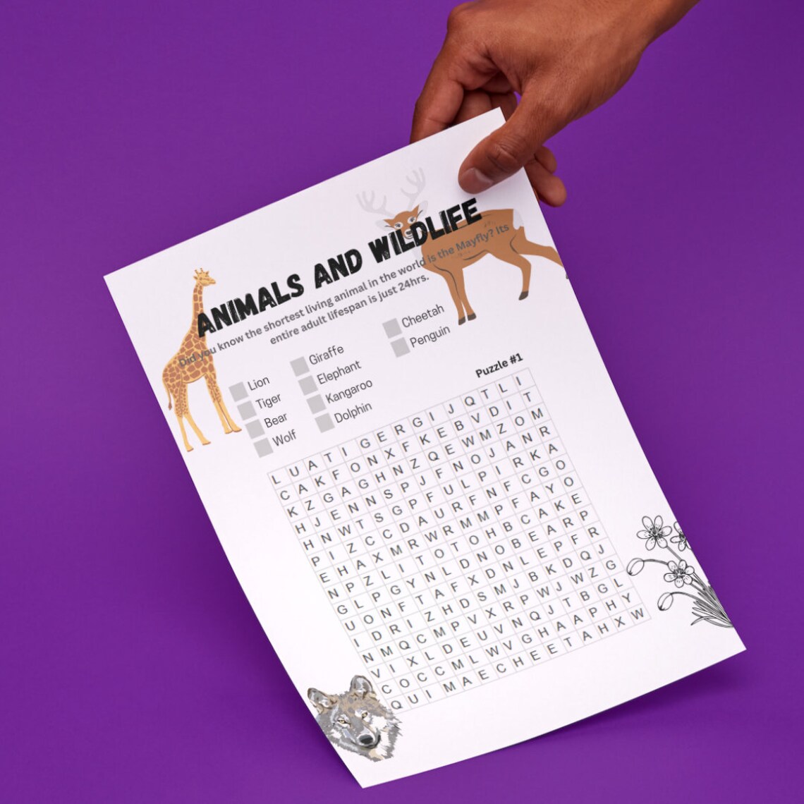 Adult Teen Word Search Puzzle Globel Wonders Theme Word Search ...