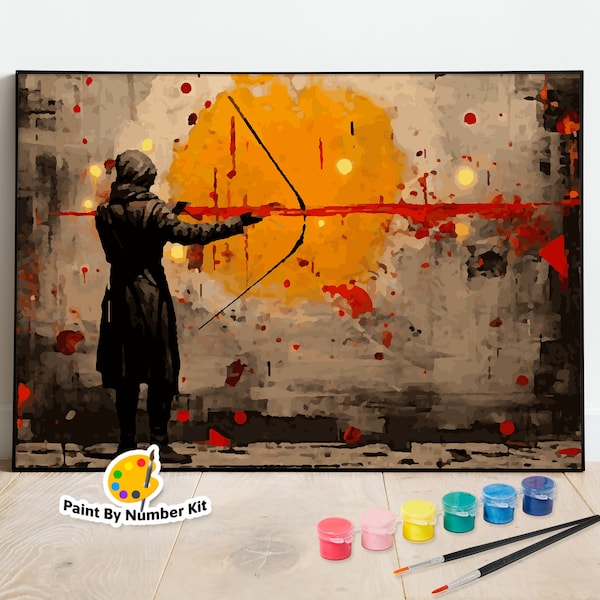 "banksy" Paint by Numbers - Etsy