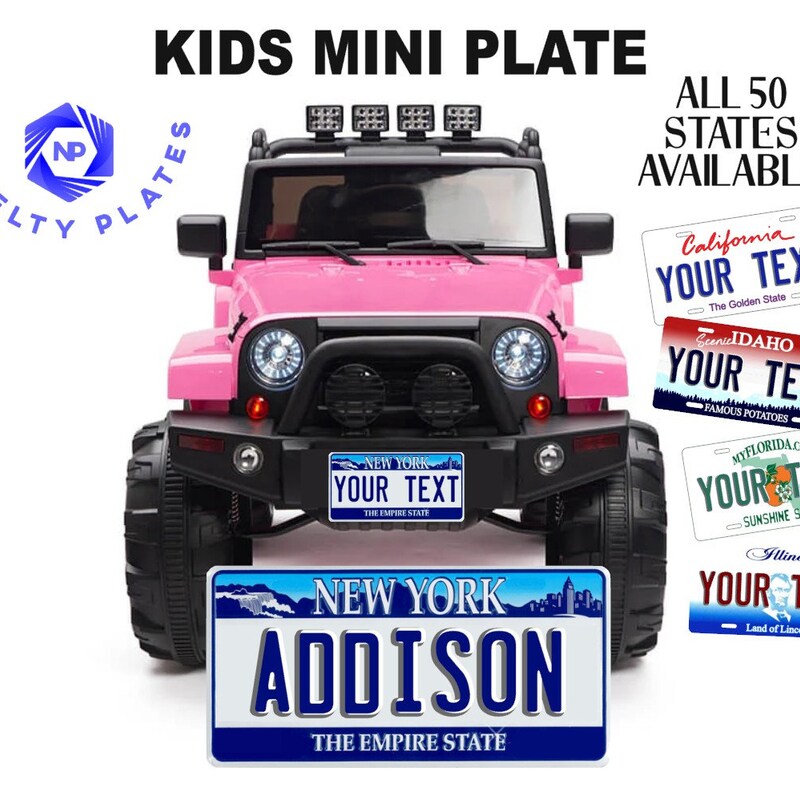 Mini License Plate - Etsy