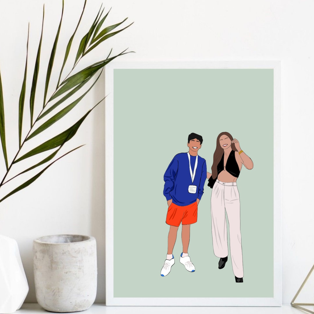 Line Art Drawing Minimalist Drawing Detailed Portrait - Etsy