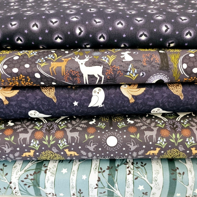 Woodland Fabric - Etsy UK