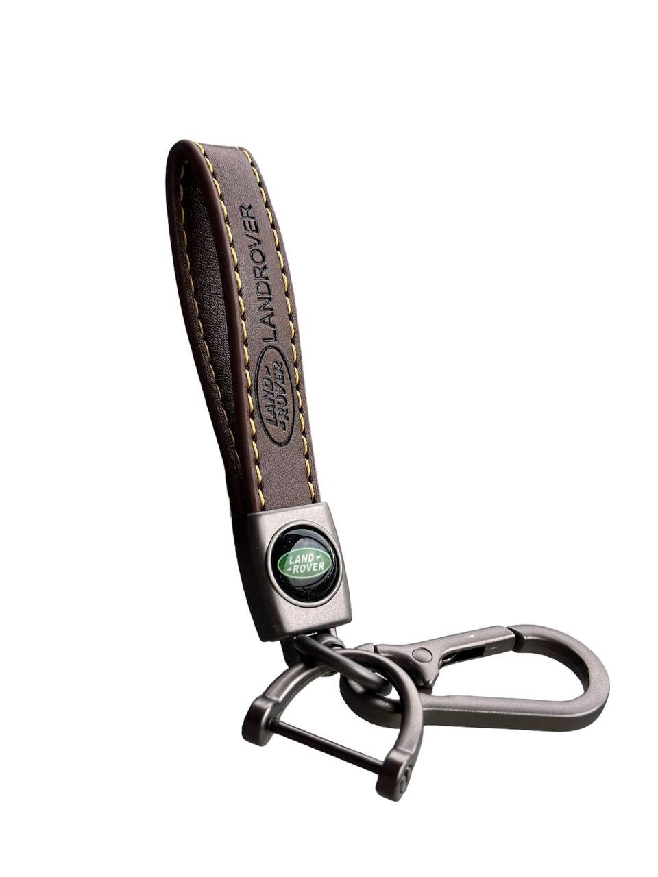 Genuine Leather Keychains Suit for Land Rover Defender Discovery Range ...