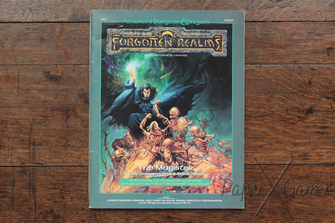 The Magister Forgotten Realms Accessory AD&D 1st Edition TSR 9229 FR4 ...