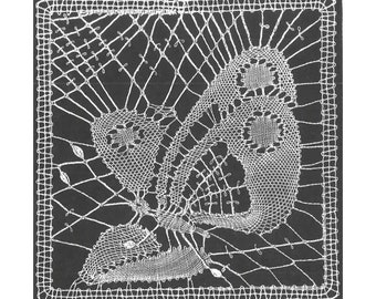 Bobbin Lace Pricking, Butterfly 42 - Etsy