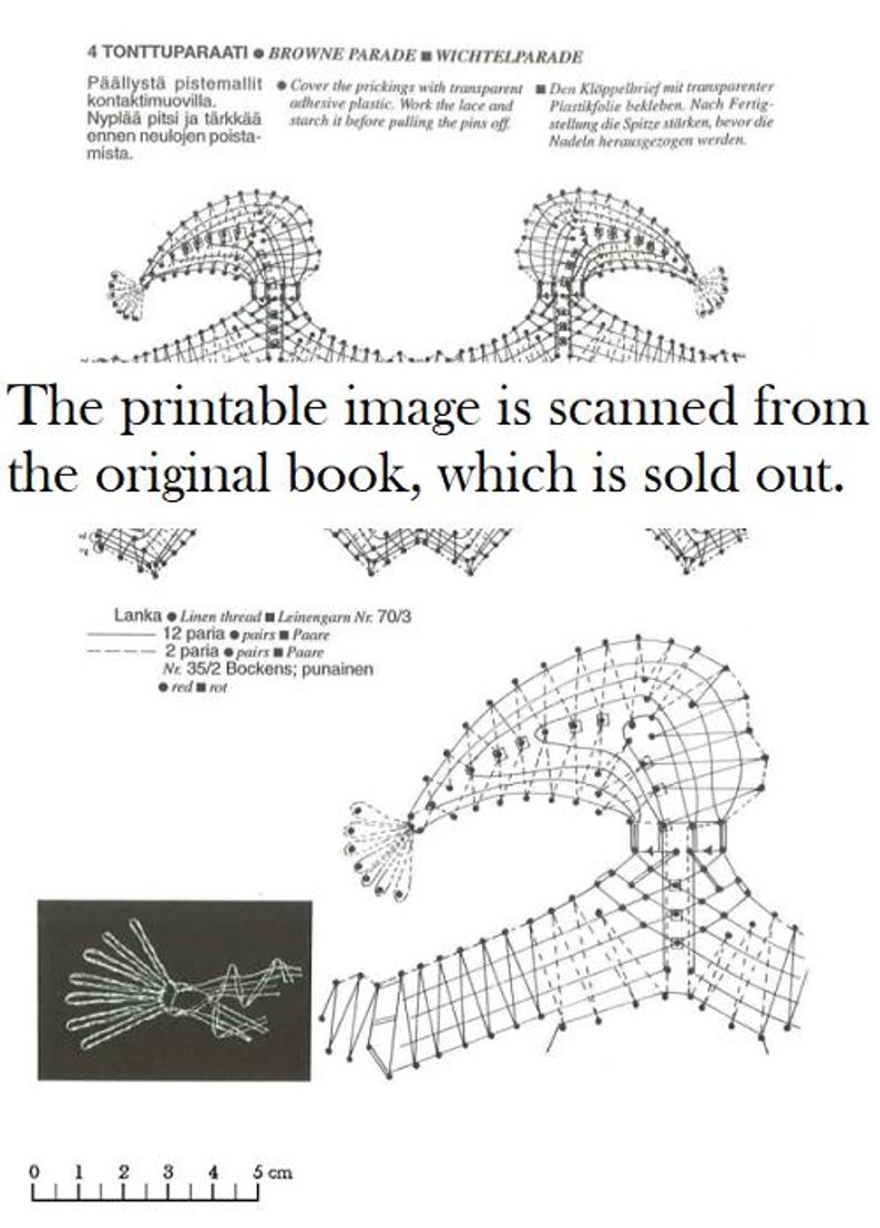 Browne Parade, Bobbin Lace Pricking - Etsy