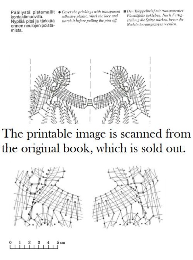 Choir of Angles, Bobbin Lace Pricking - Etsy