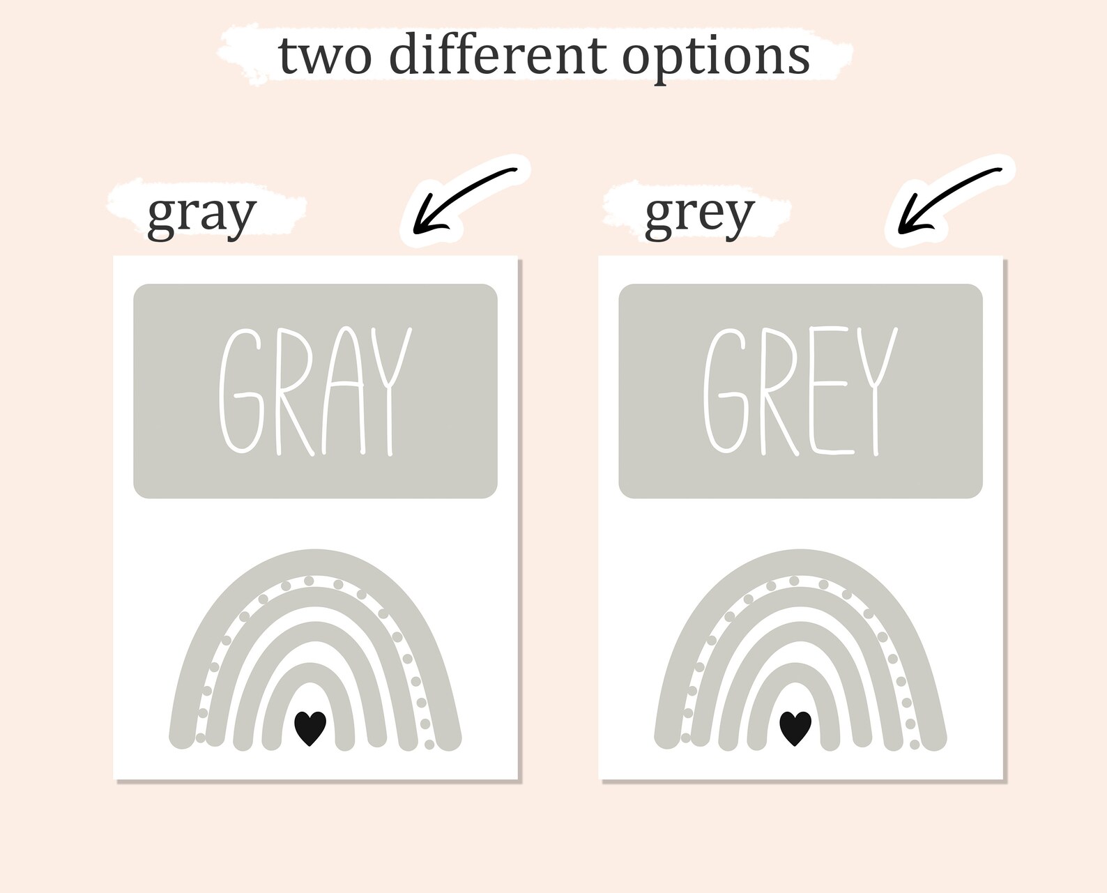 Boho Rainbow Color Poster, Printable Classroom Decor, Neutral Rainbow ...