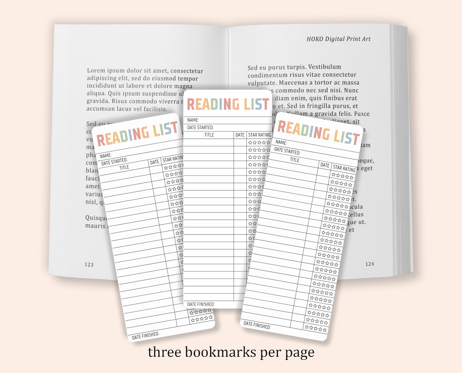 Printable Library Card Bookmarks, Library Card Tracker, Book Tracker ...