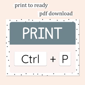 Keyboard Shortcut Poster: Boho Classroom Decor (editable, Digital ...