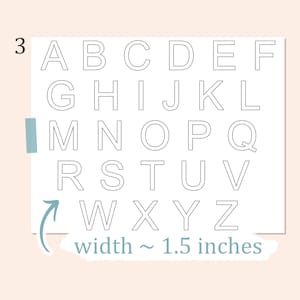Printable ABC Outline Letters: Uppercase & Lowercase (digital Download ...