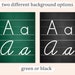Chalkboard Cursive Alphabet Posters: Classroom Printable (PDF) - Etsy
