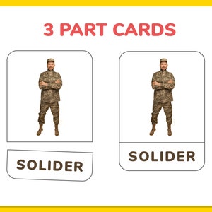 40 Real Picture Professions Flashcards, Montessori Jobs and Occupations ...