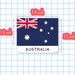 Oceaniai Countries Flags Flashcards, Australia Countries Flags ...