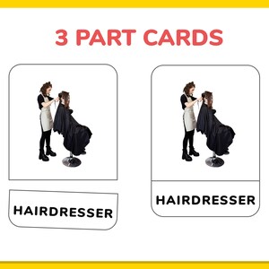 40 Real Picture Professions Flashcards, Montessori Jobs and Occupations ...