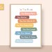 Rainbow Classroom Poster: You Matter, You Are Loved (instant Download ...