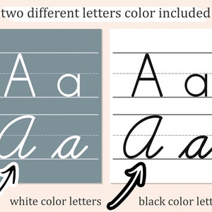 Cursive Alphabet Posters: Boho Classroom Wall Art Editable Background ...