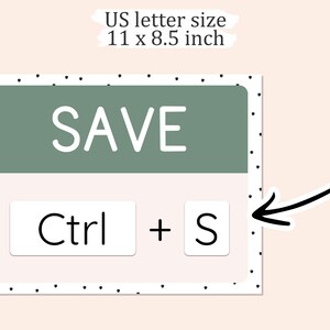 Computer Keyboard Shortcut Posters, Editable Computer Lab Posters ...
