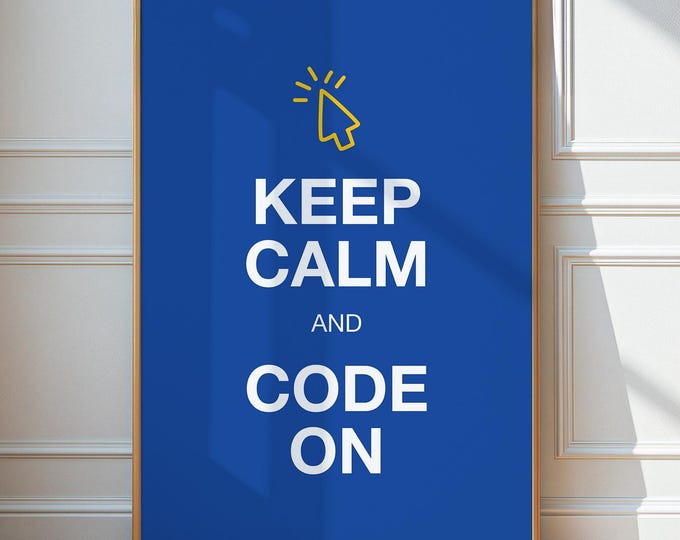 Printable Keep Calm and Chmod 777 Art for Geeks, Digital Download ...