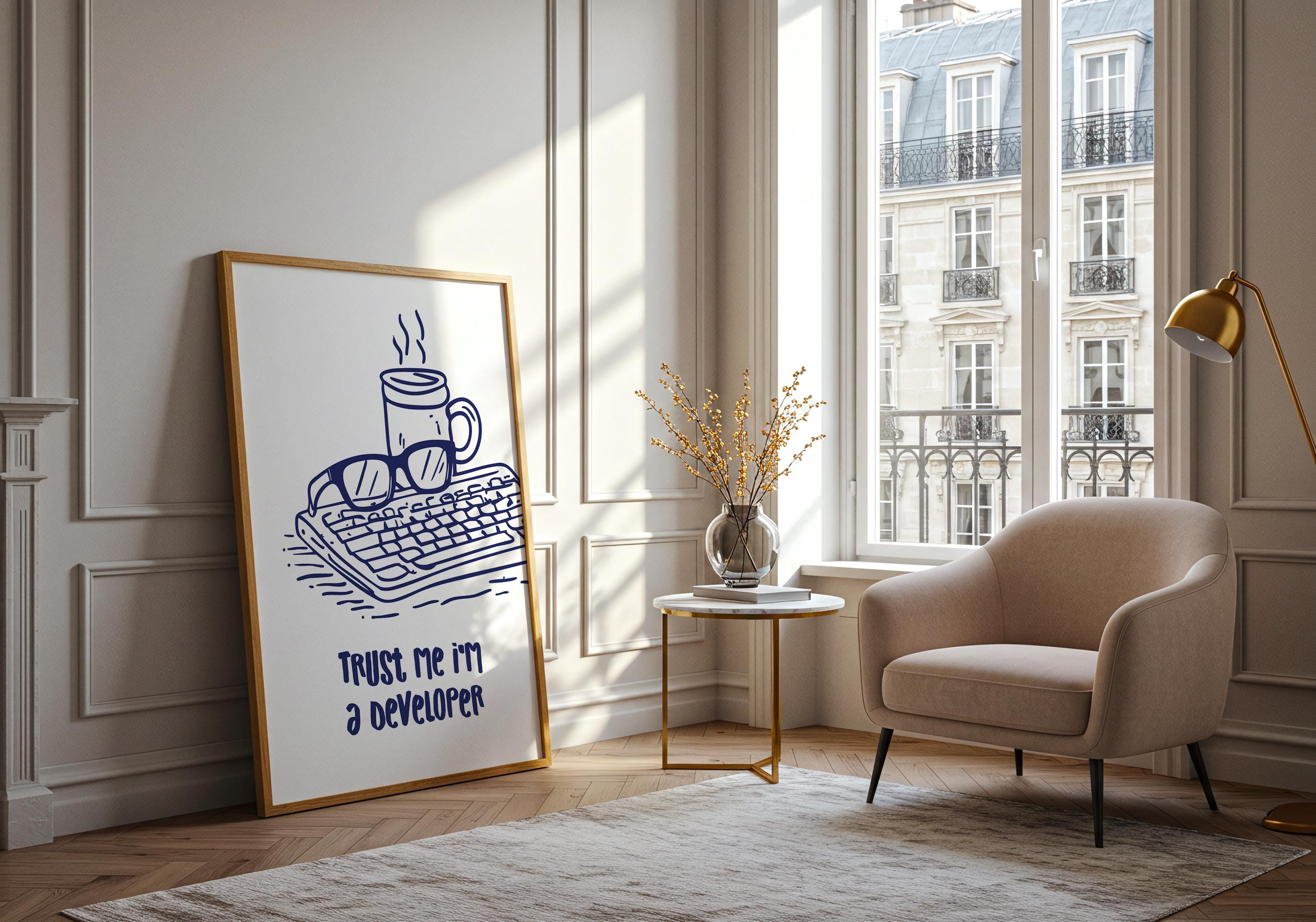 Fun Developer Poster, Nerdy Computer Science Office Decor, Programming ...