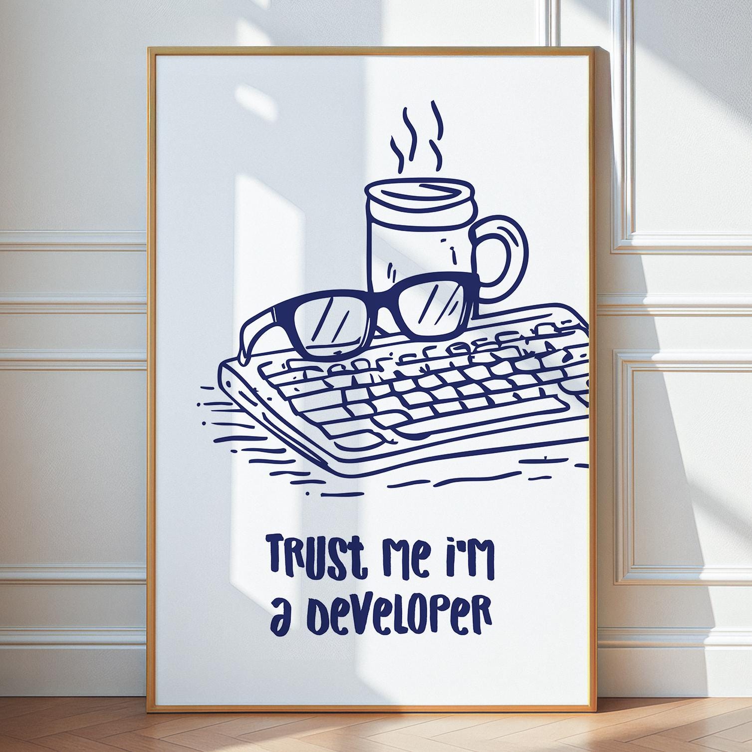 Fun Developer Poster, Nerdy Computer Science Office Decor, Programming ...