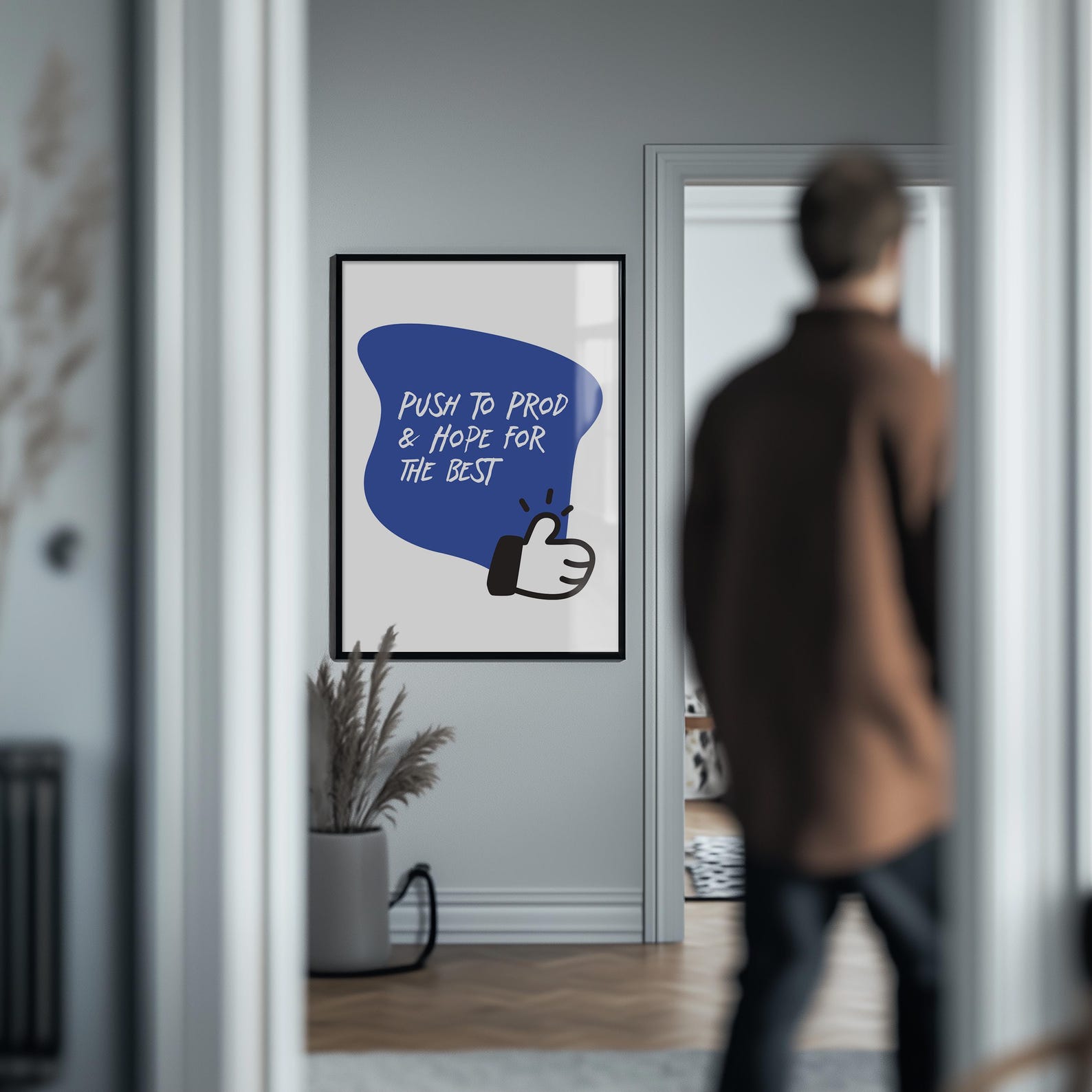 Fun Developer Poster, Nerdy Computer Science Office Decor, Programming Wall Art, Coding Digital ...