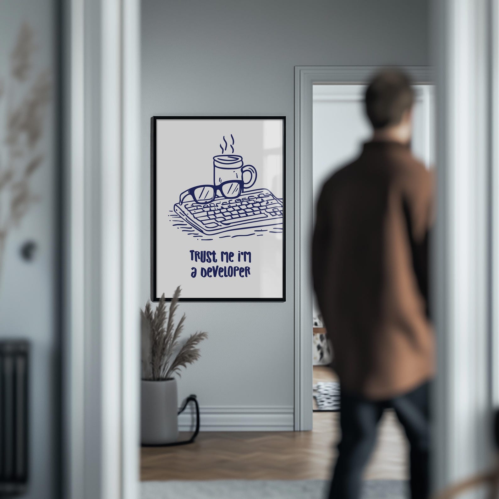 Fun Developer Poster, Nerdy Computer Science Office Decor, Programming ...