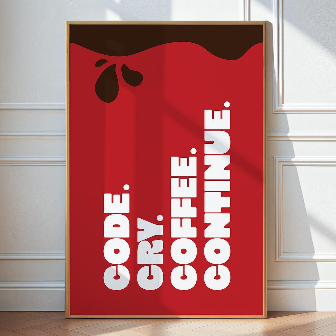 Fun Developer Poster, Nerdy Computer Science Office Decor, Programming ...